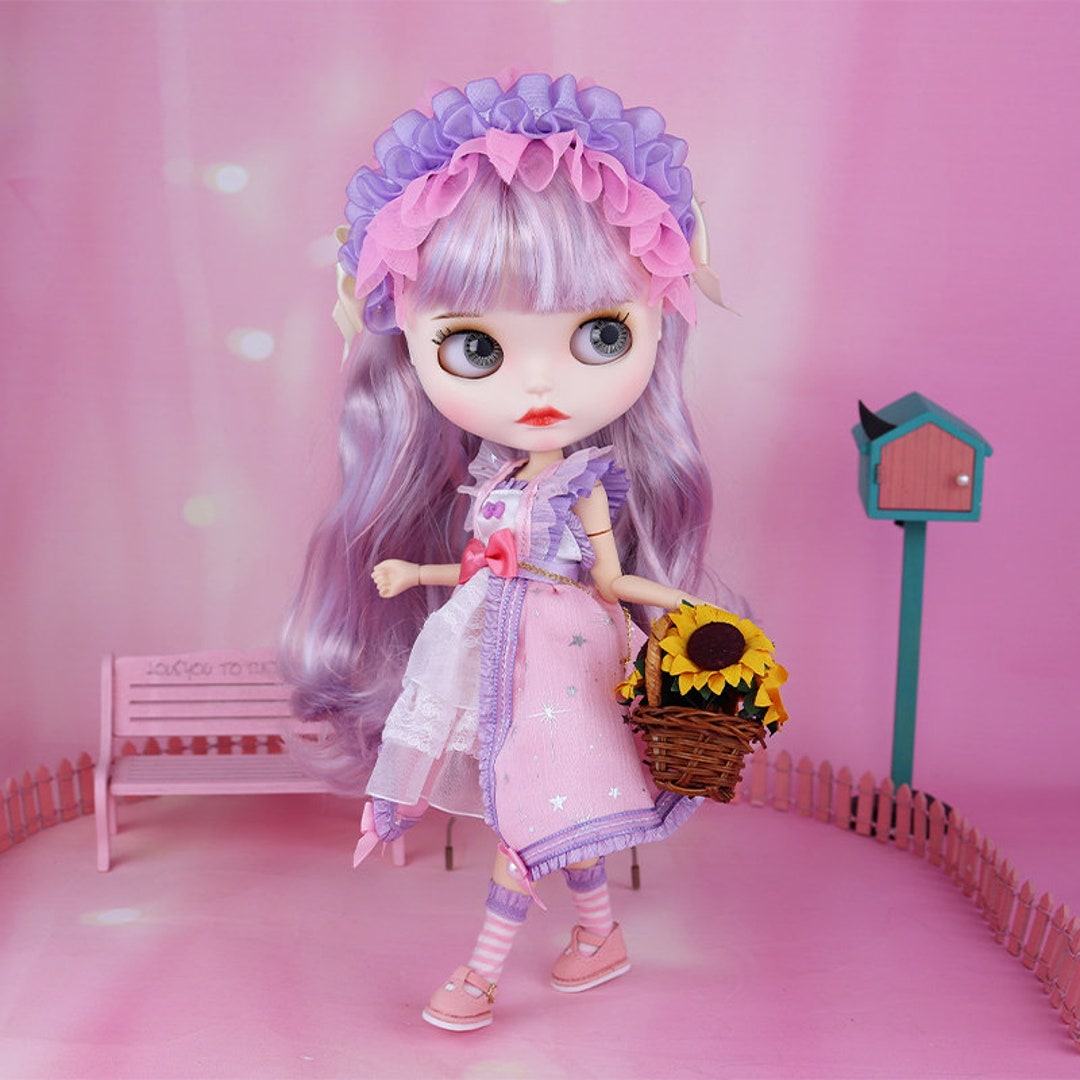 Pastel Maid Set - Doll Clothes for Blythe / Pullip / Azone / 1/6 ...