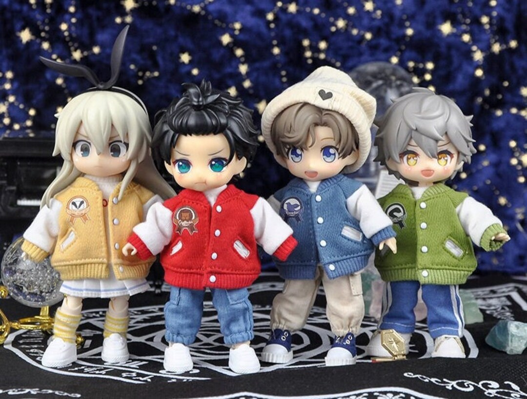Baseball Coat Set - Doll Clothes for Obitsu 11 / Nendoroid Doll / GSC ...