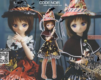 Codenoir Halloween Dress BJD Clothes for Msd / Mdd / Angel Philia / 1/4 ...