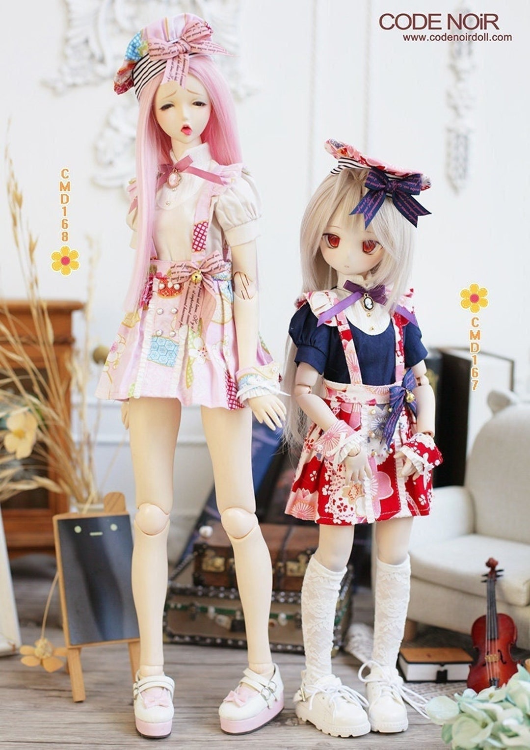 Codenoir - Illusion BJD Clothes for MDD, MSD, 1/4DOLL, Angel Philia , OB50 , Ob48 - Etsy