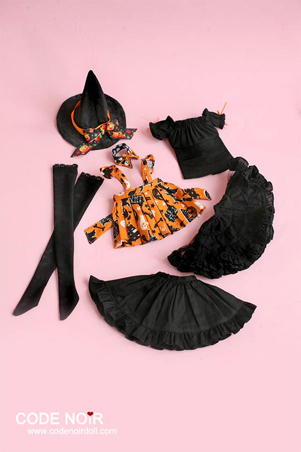 CODENOiR Halloween Dress BJD clothes for msd / mdd / angel | Etsy