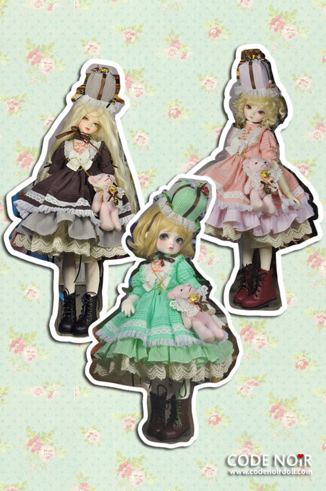 Codenoir - Gift Set BJD Clothes Msd / Slimi Msd / Mdd / Angel Philia ...