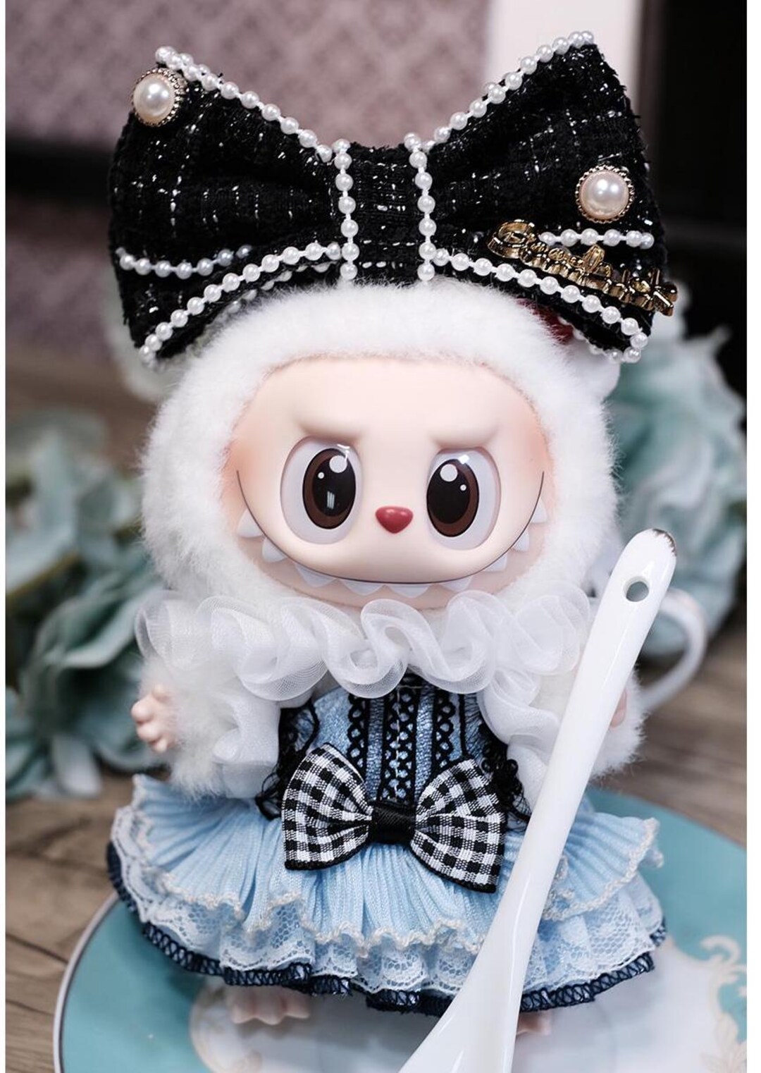 ALICE Ver.2 Set - Doll Clothes for Popmart Labubu the Monsters / 17cm ...