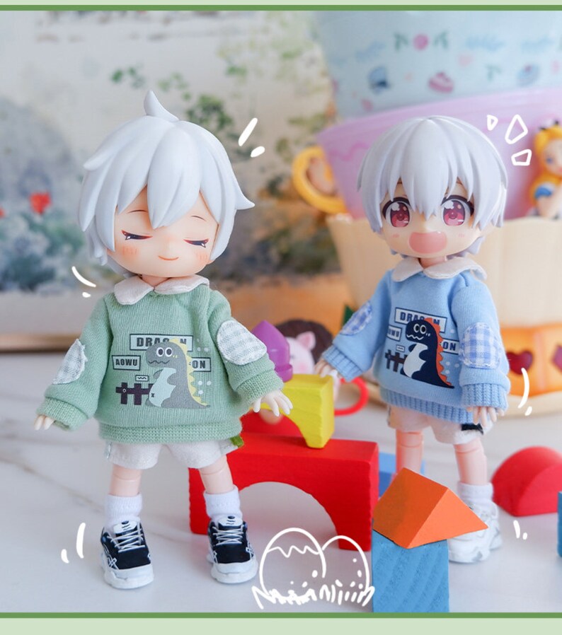 Dino Set Doll Clothes for Obitsu 11 / Nendoroid Doll / GSC - Etsy