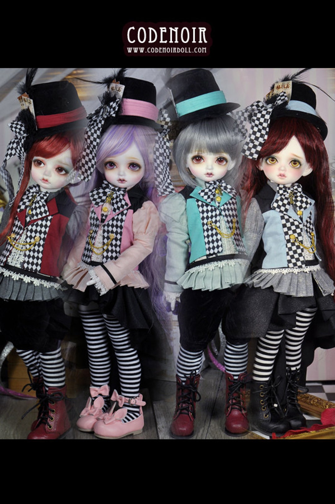 Codenoir - Alice P Time BJD Clothes Msd / Slimi Msd / Mdd / Angel ...