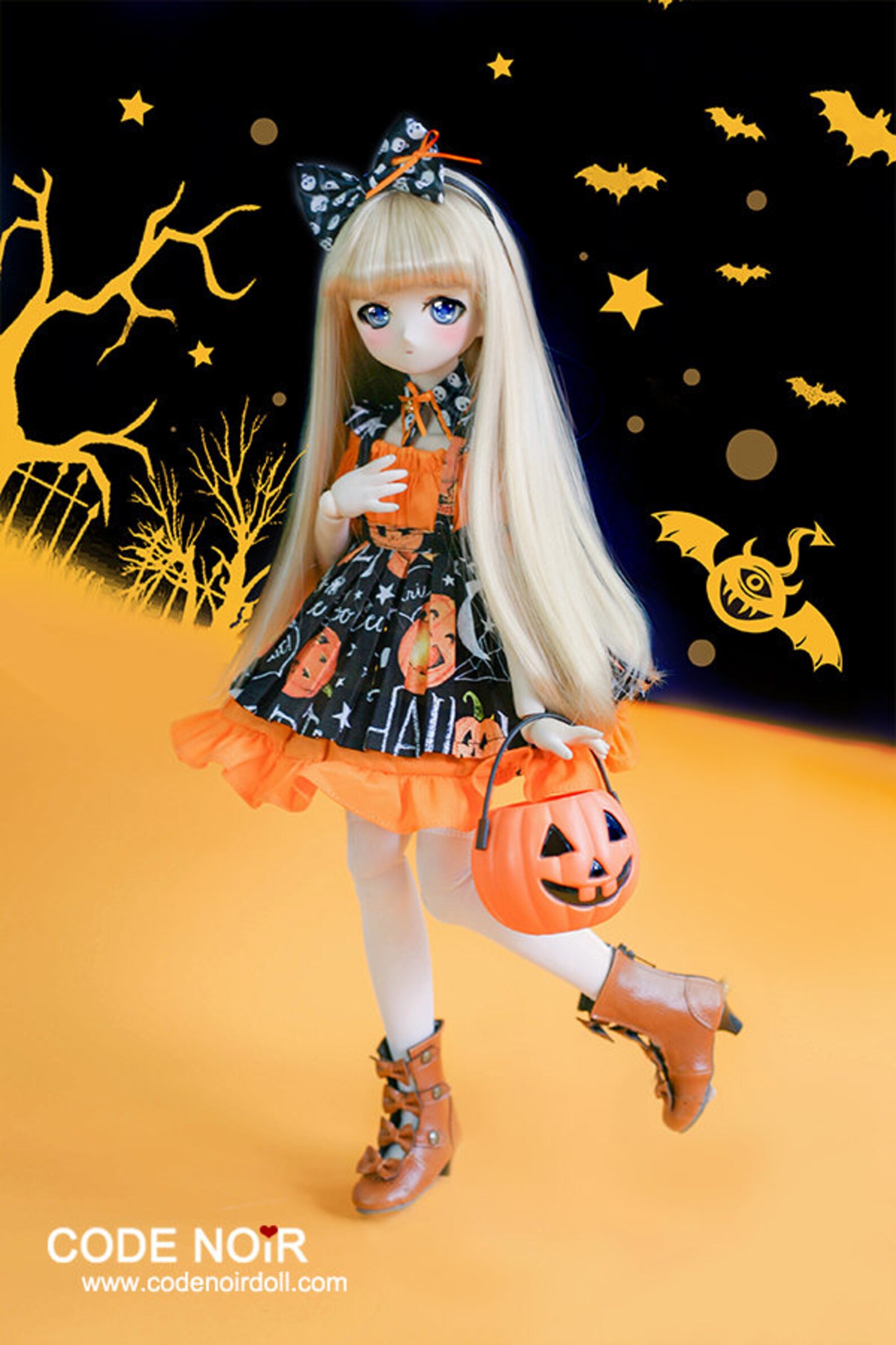 Codenoir Halloween Dress BJD Clothes for Msd / Mdd / Angel | Etsy UK