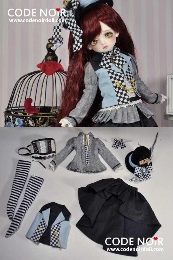 Codenoir Alice P Time BJD Clothes Msd / Slimi Msd / Mdd / | Etsy