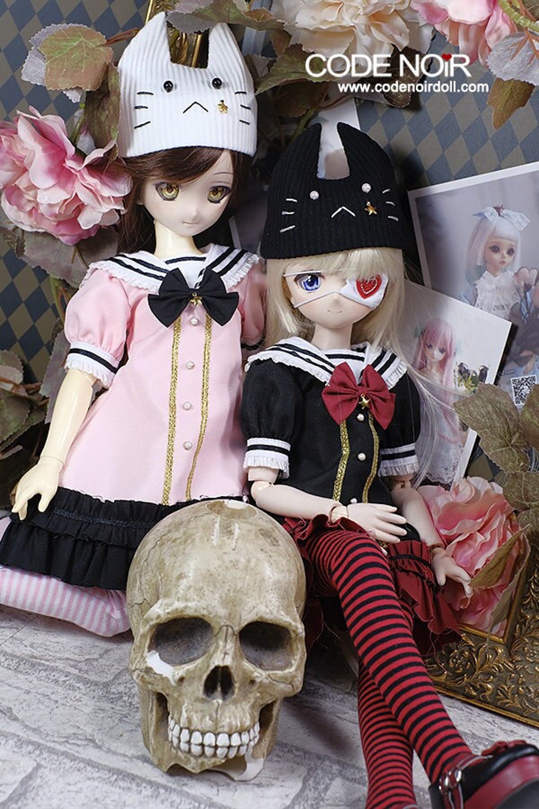 Codenoir - Yandere Kitty BJD Clothes for Msd / Mdd / Angel Philia / 1/4 ...