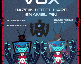 Vee Tower & Radio Tower [hazbin Hotel] Enamel Pin - Etsy