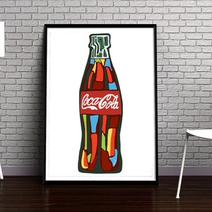 Coca Cola Bottle Art - Coca Cola Art - Coke Art - Sarah Hiers Design ...