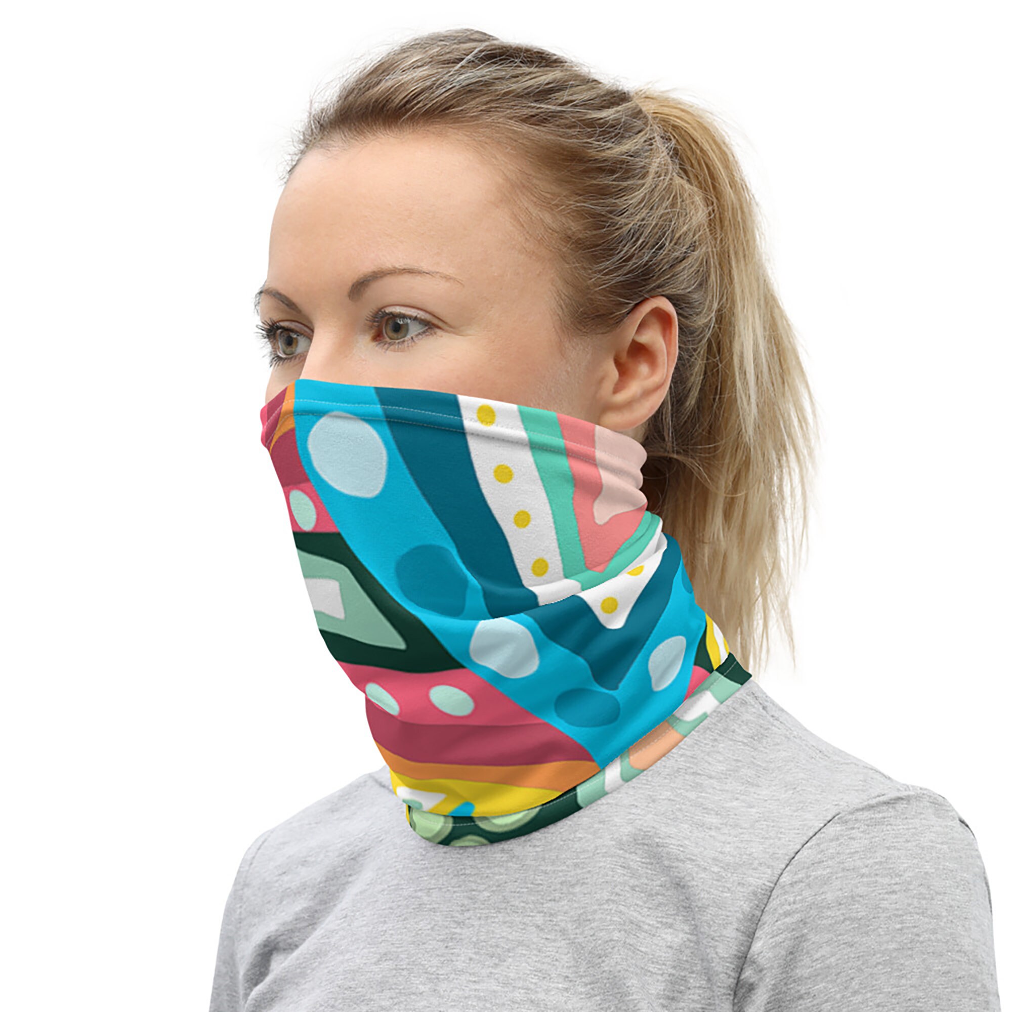 Colorful Face Mask Fun Ski Mask Girly Ski and Snowboard | Etsy