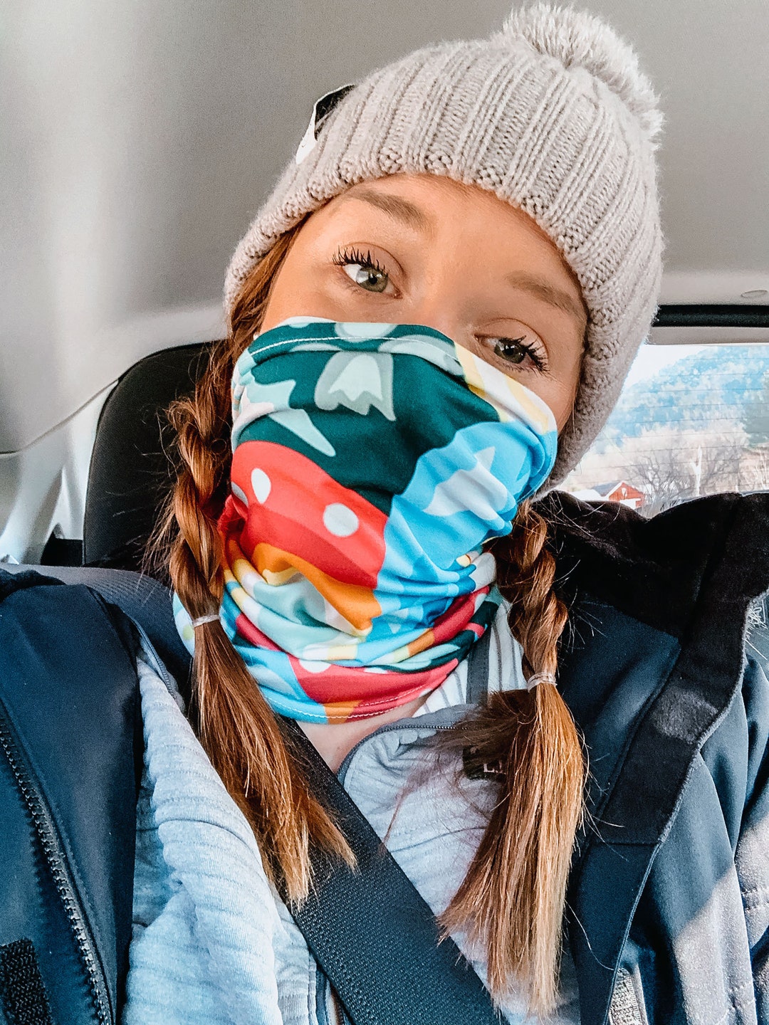 Colorful Face Mask - Fun Ski Mask - Girly Ski and Snowboard Face Mask ...