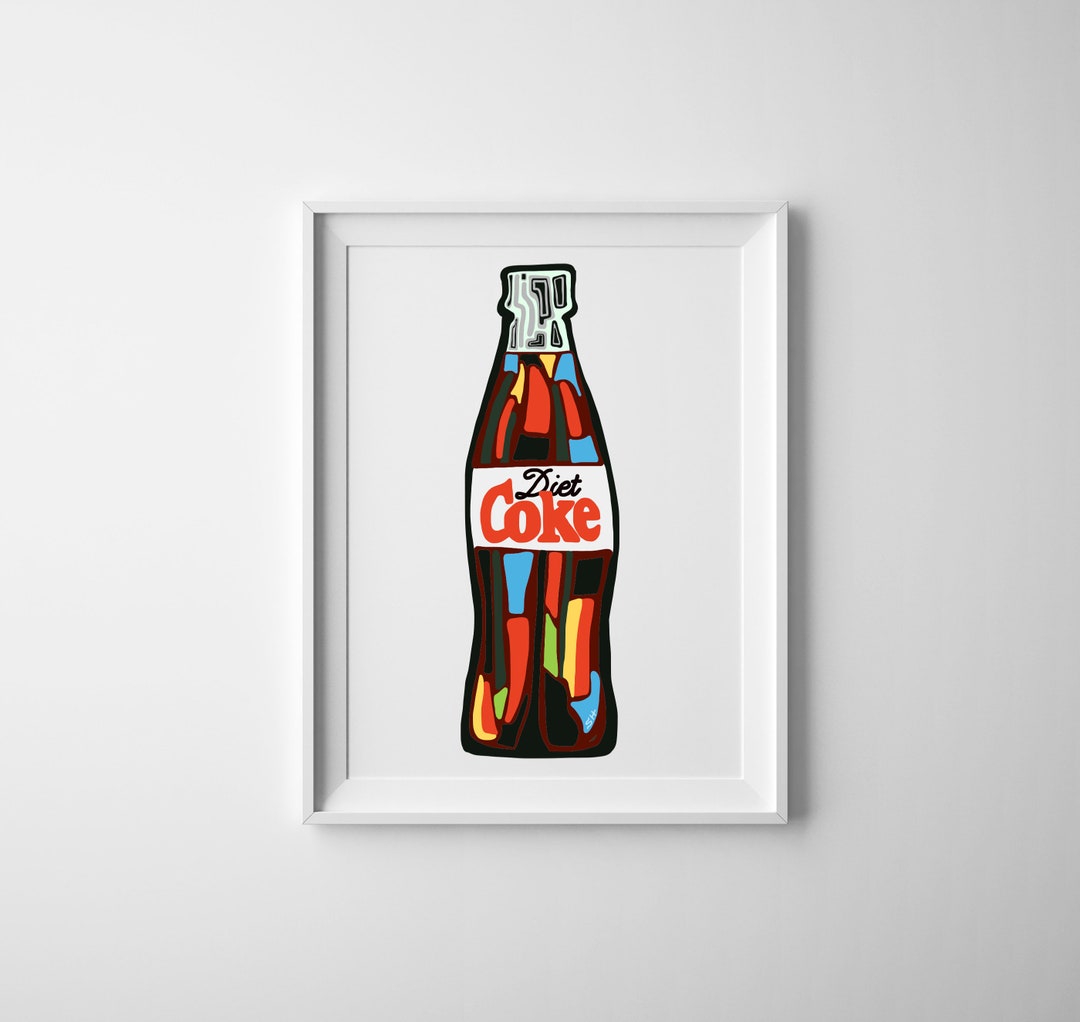 PRINTABLE - 8x10 Diet Coke Print - Diet Coke Abstract - Diet Coke ...