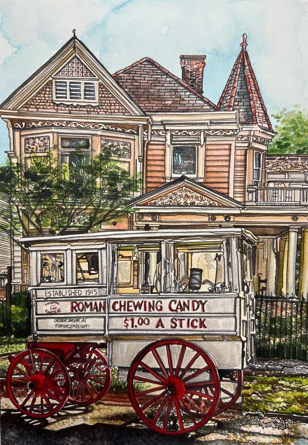 NOLA Roman Candy Man Can - Etsy