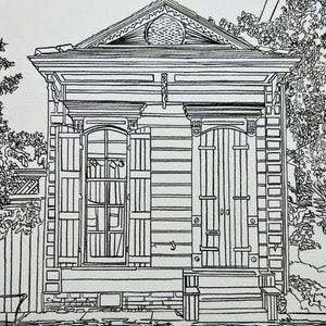 A New Orleans Coloring Book - Etsy