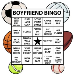Insanely Hyped SPORTS FAN BINGO Board|instant Printable Download ...