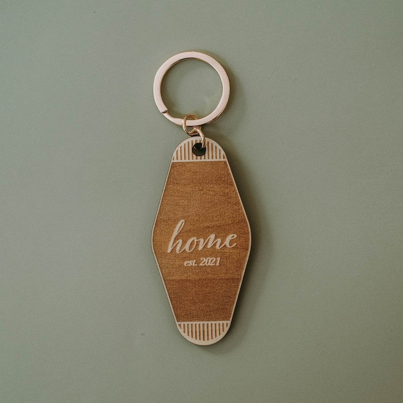 Home Keychain - Etsy