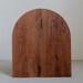 Bread Board Wooden Arch Arch Serving Platter, Wood Charcuterie Board ...