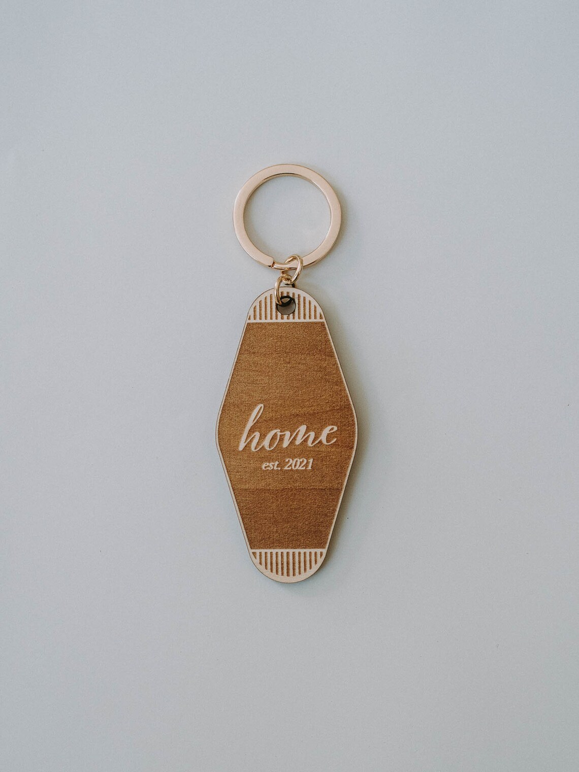 Personalized Home Hotel Keychain Custom Engraved Wood Motel - Etsy