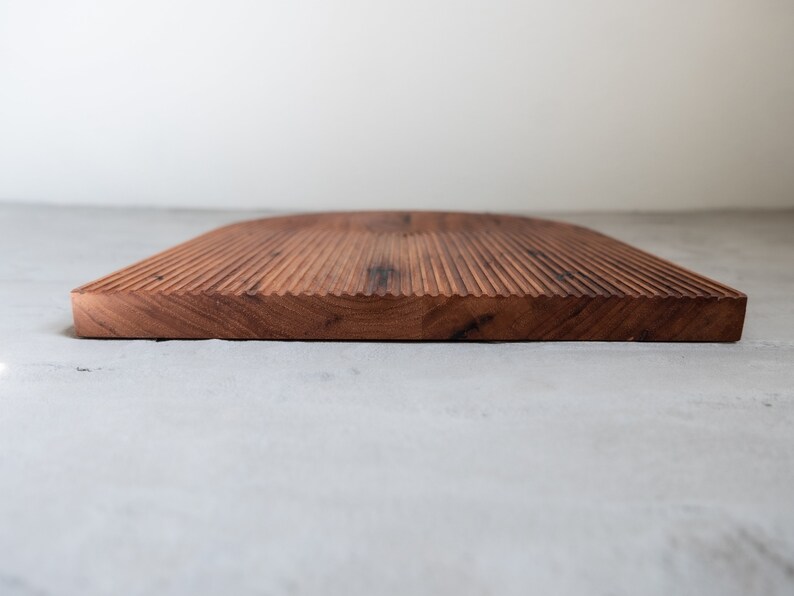 Bread Board Wooden Arch Arch Serving Platter Wood - Etsy