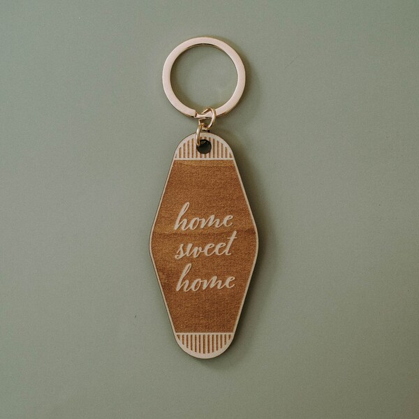 Home Keychain - Etsy