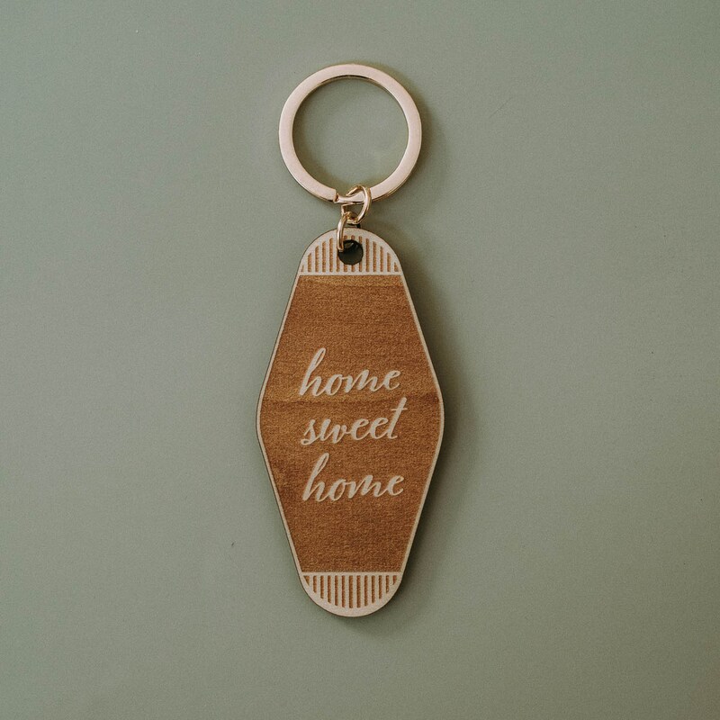 Home Keychain - Etsy