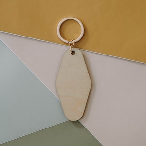 Personalized Home Hotel Keychain Custom Engraved Wood Motel Keychain - Etsy
