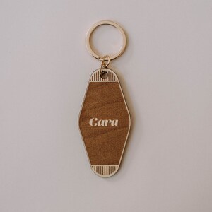 Custom Name Hotel Keychain Personalized Motel Wood Keychain, Custom ...