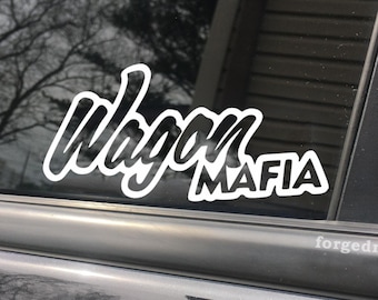 Funny Wagon Sticker - Etsy