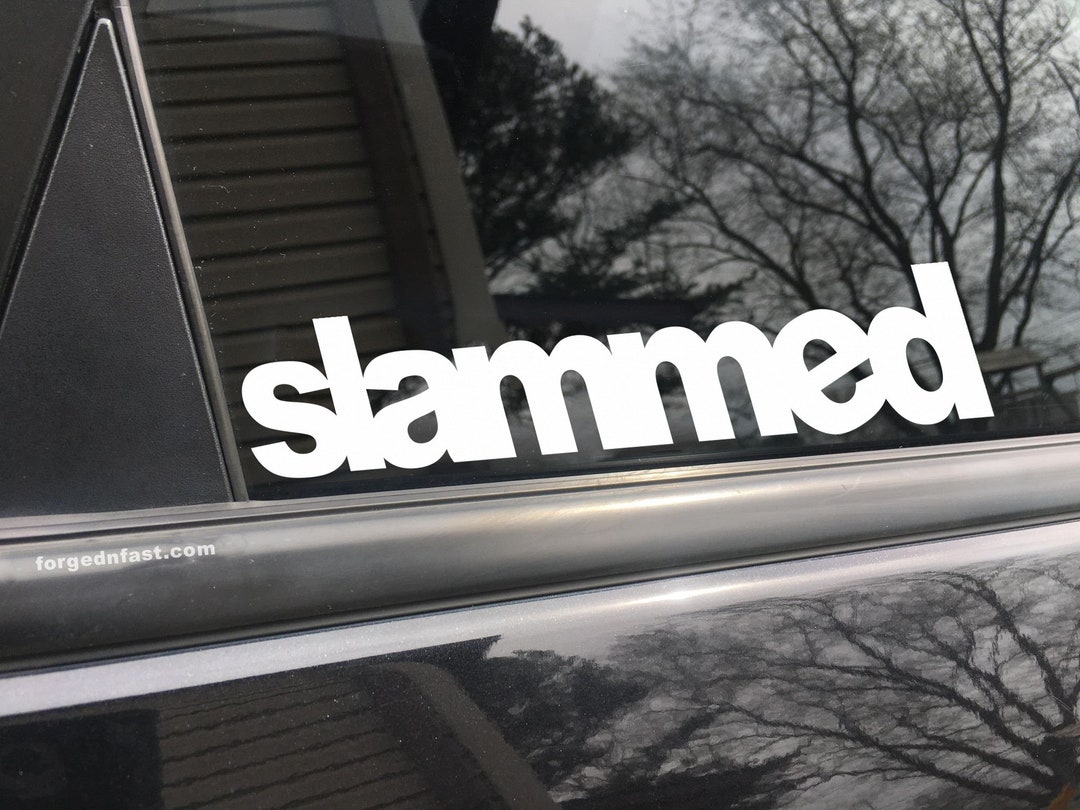 Slammed Car Decal, Bumper Sticker - Etsy