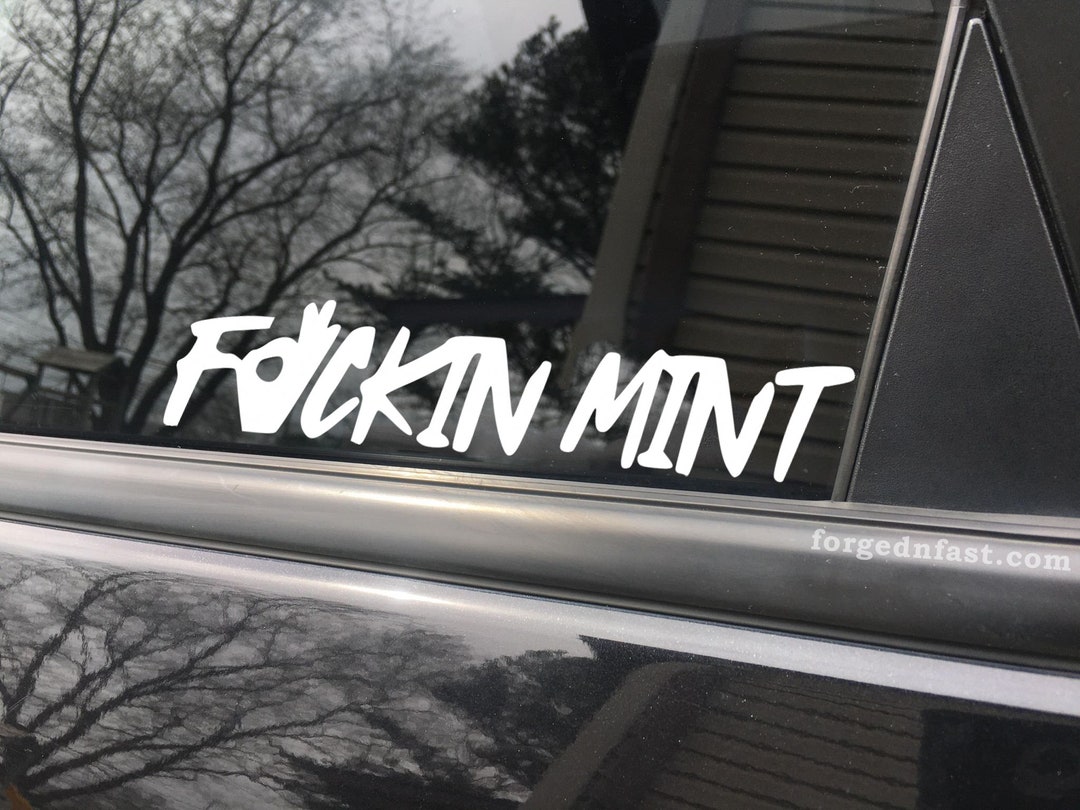 F'n Mint Fkn Mint, If It Was Meant to Go Fast It Wouldn’t Be Shaped ...