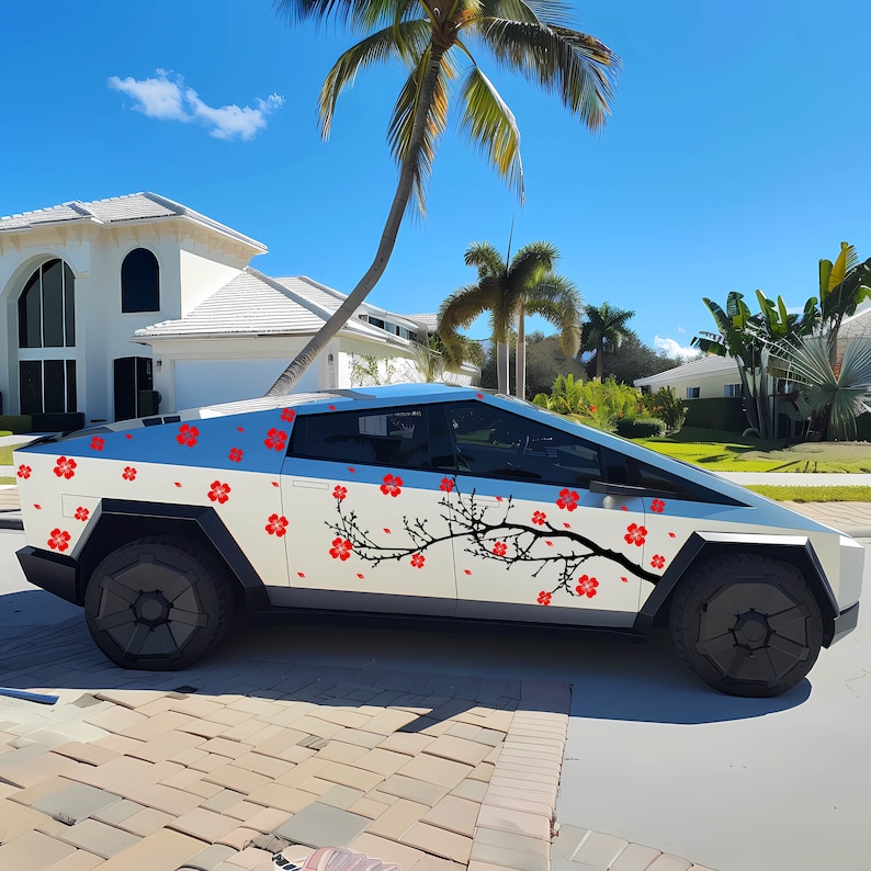 Cherry Blossom Car Decal, JDM Style, Car Decoration - Etsy