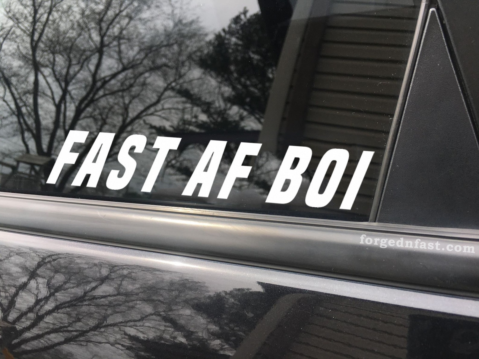 Fast AF Boi Car Decal Bumper Sticker Truck Decal Funny Car - Etsy