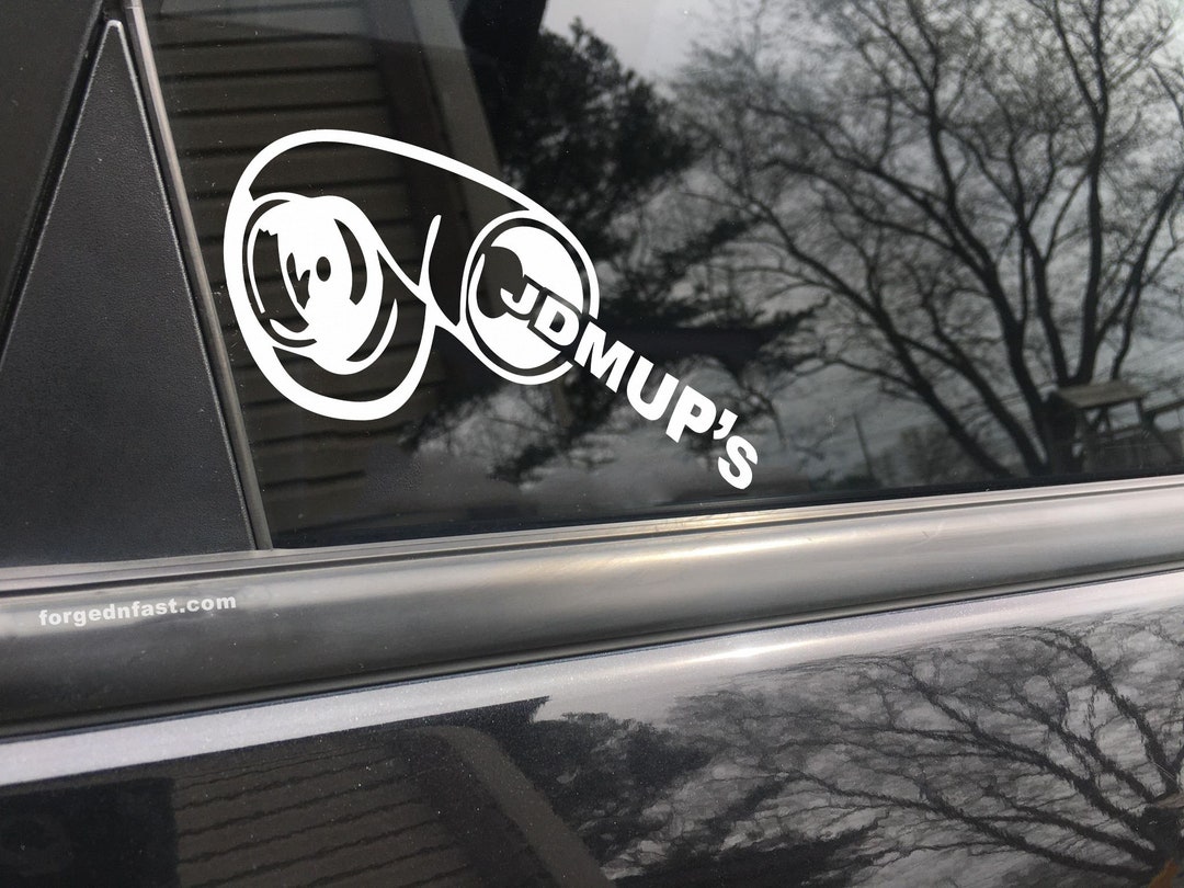 JDM Ups, Car Decal, Bumper Sticker, Truck Decal, Funny Car Decal - Etsy