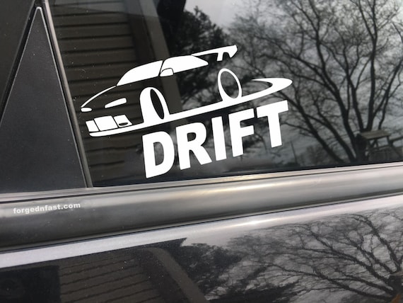 Drift Car Decal Bumper Sticker Truck Decal Funny Car Decal | Etsy