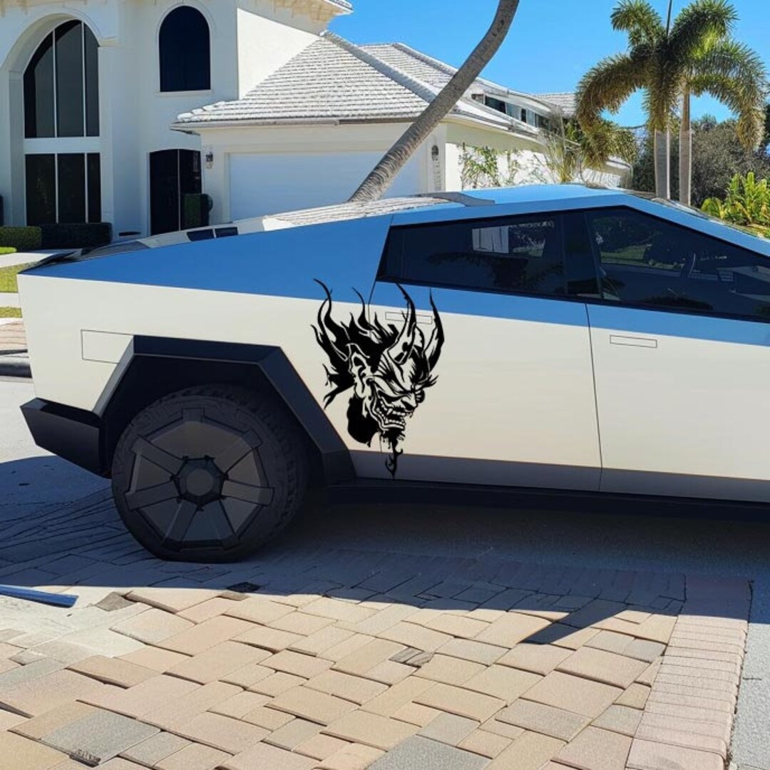 Oni Face Decal, Huge Car JDM, Cool Funny Artistic - Etsy