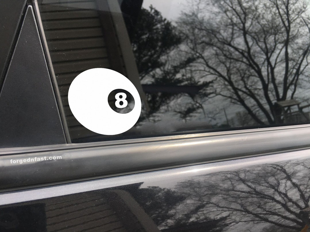 8 Ball, Car Decal, Bumper Sticker, Truck Decal, Funny Car Decal - Etsy