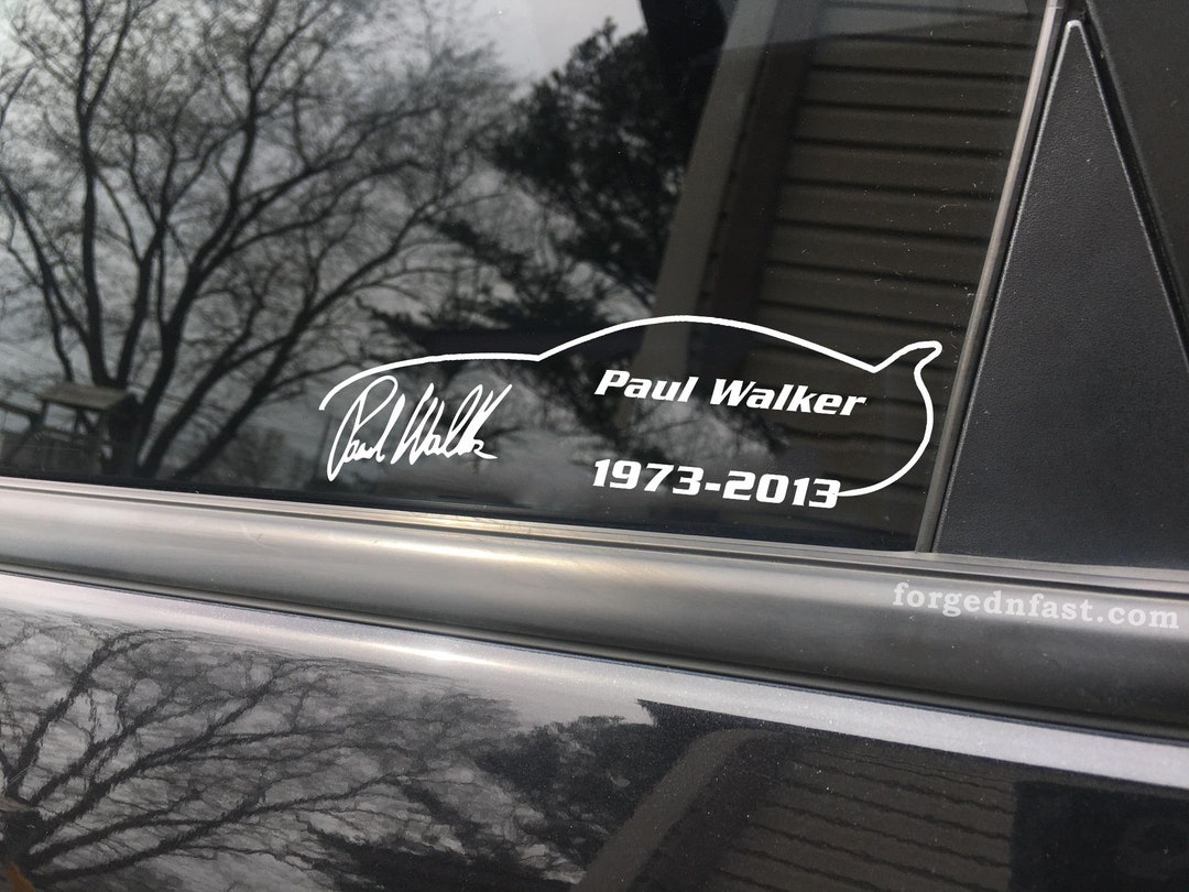 Paul Walker, Car Decal, Bumper Sticker, Truck Decal, Funny Car Decal - Etsy