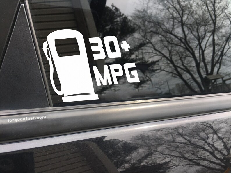 30 MPG, Car Decal, Bumper Sticker, Truck Decal, Funny Car Decal - Etsy