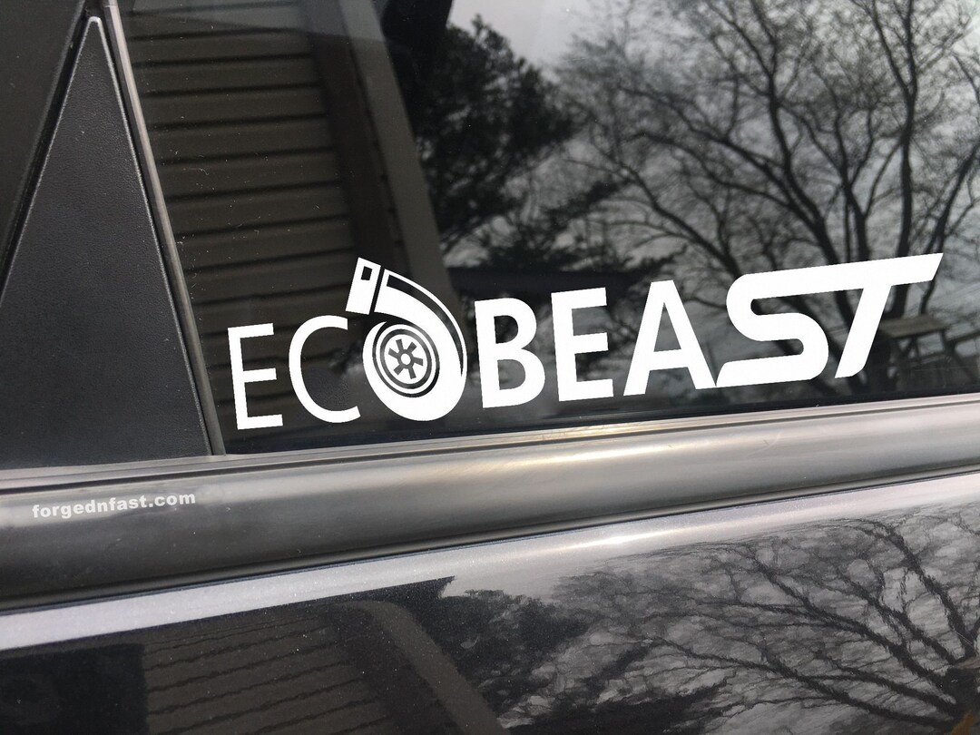 Ecobeast ST , Car Decal, Bumper Sticker, Truck Decal, Funny Car Decal ...