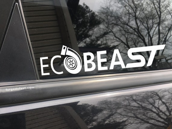 Ecobeast ST Car Decal Bumper Sticker Truck Decal Funny | Etsy