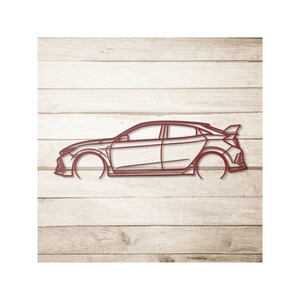 Type R Car Metal Wall Art , Cool Car Art, Unique Car Guy Decor, Gift ...