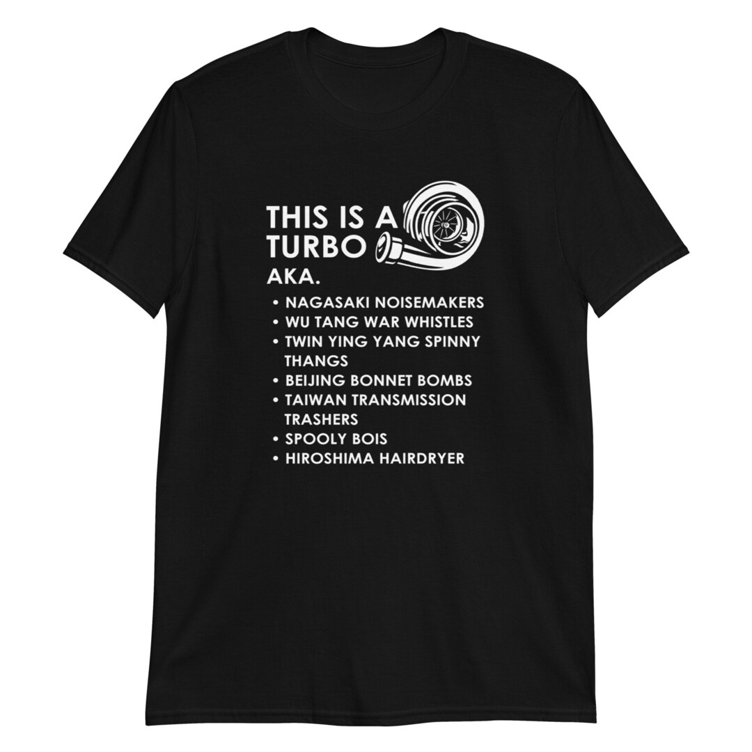Turbo Shirt Car T Shirt for Men Car Guy Gift Tee Car - Etsy