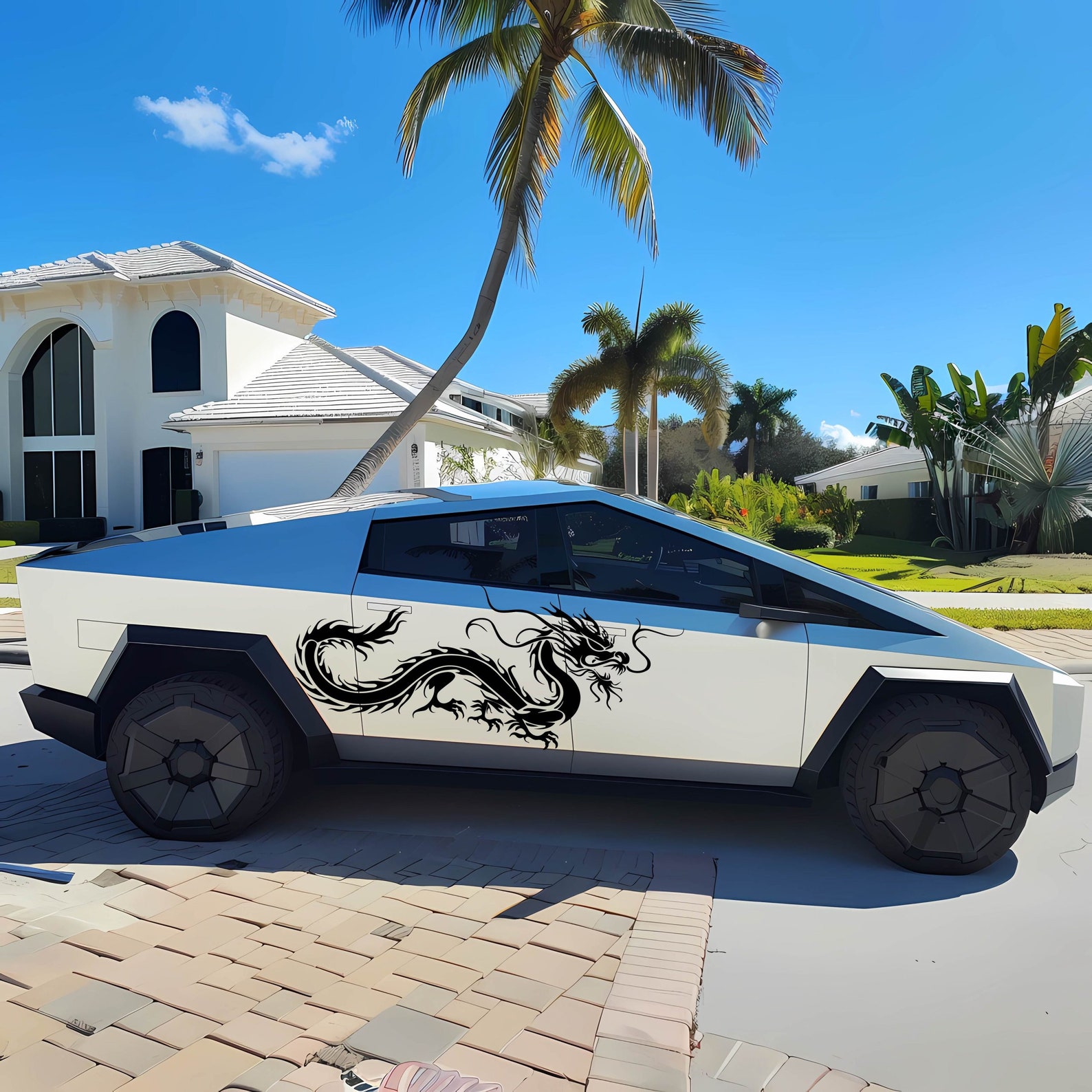 Dragon Decal, Huge Car JDM, Cool Funny Artistic - Etsy UK