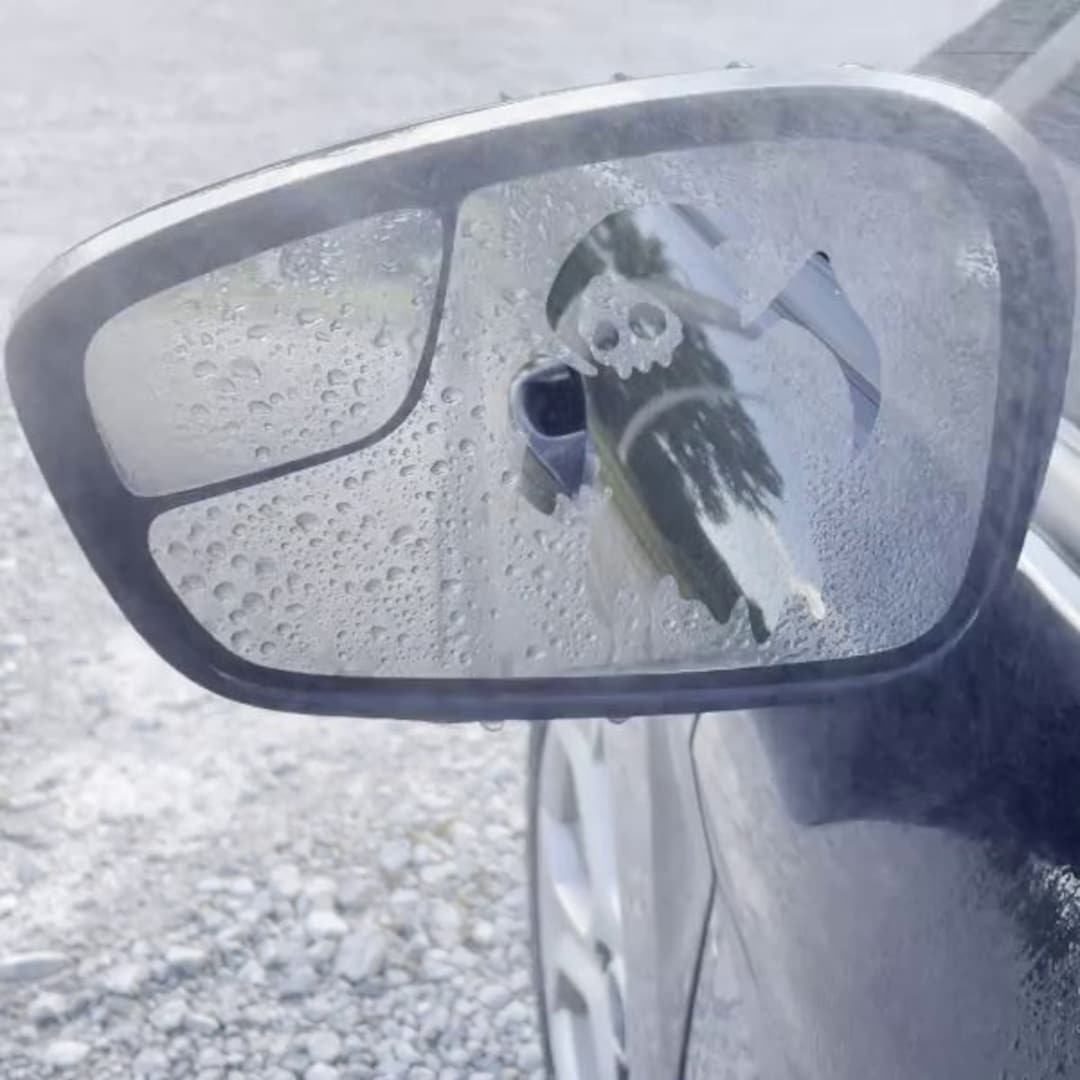 Grim Reaper Mirror Peeker, Cool Water Repellent, Unique Cute Mirror ...