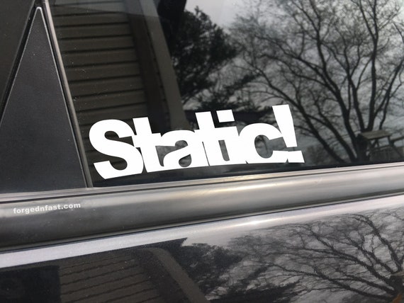 Static Funny Car Sticker Decal Car Decal Bumper Sticker | Etsy