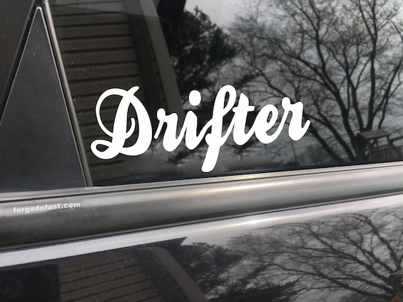 Drifter Car Decal Bumper Sticker Truck Decal Funny Car - Etsy