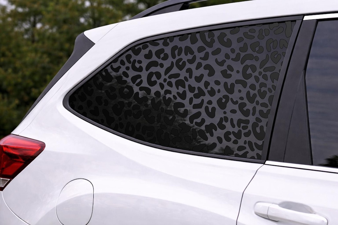 Cheetah Print Full Window Decal - Etsy