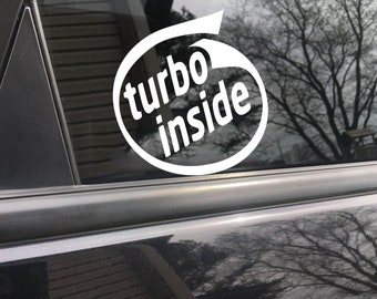 Turbo Power Car Sticker: Boost Your Vehicle's Performance and Style! - Etsy