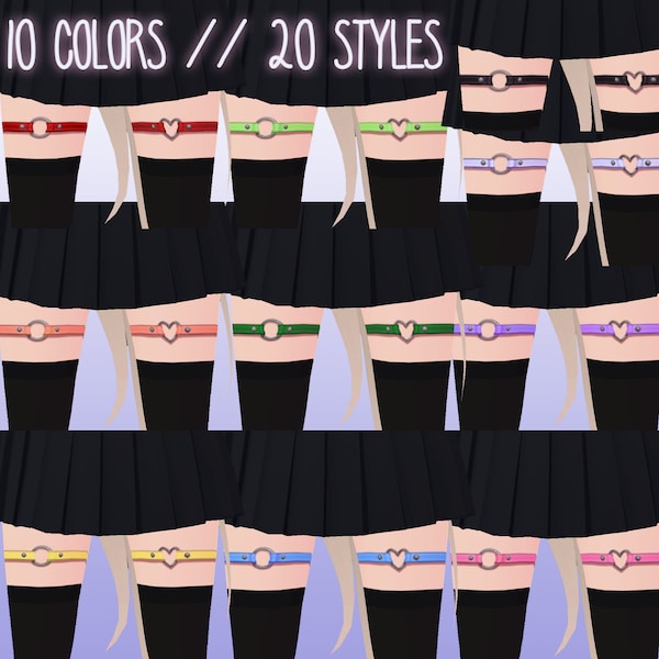 Vroid Accessories Collar - Etsy